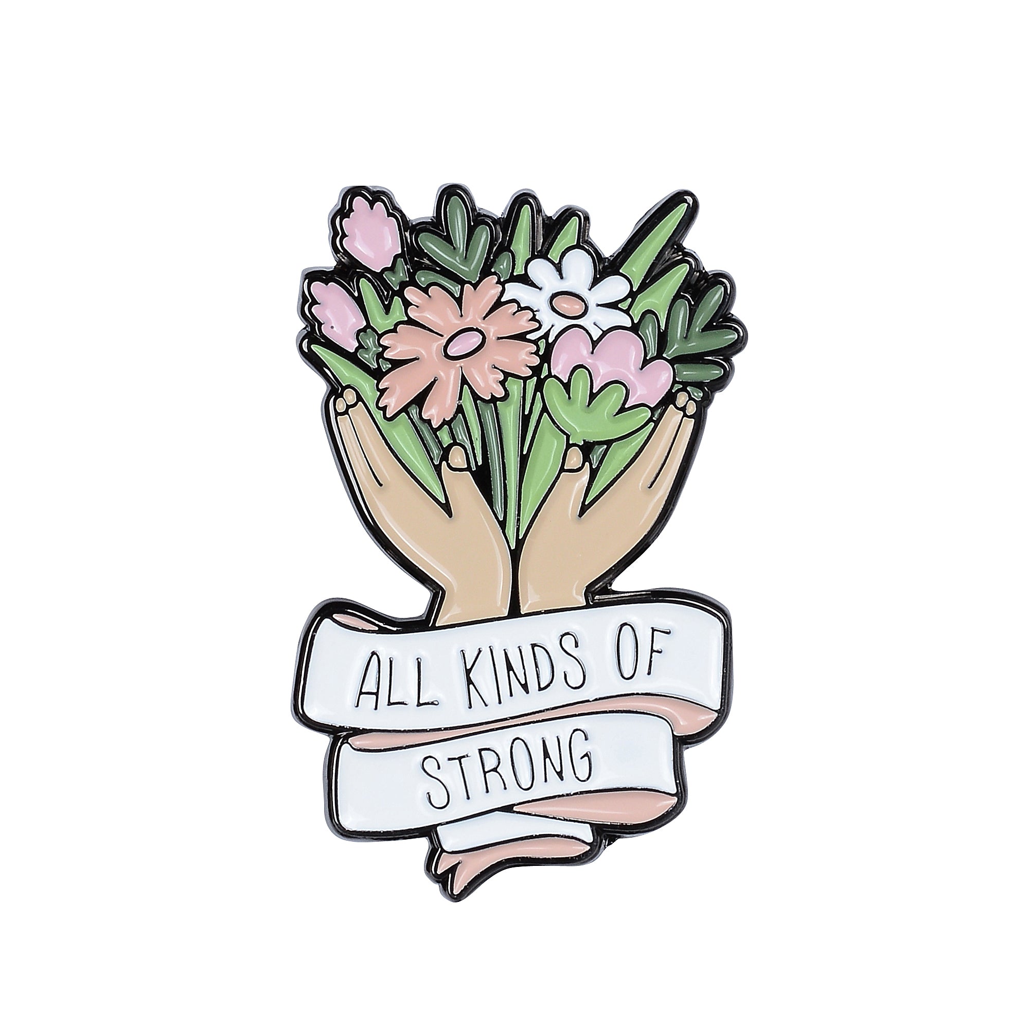All Kinds of Strong Lapel Pin – Hey Luna
